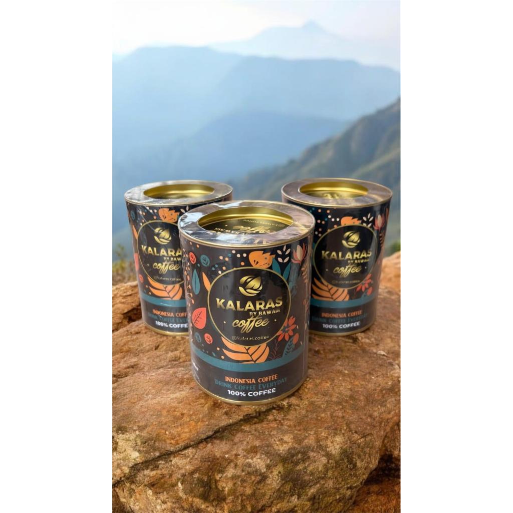 Jual Kalaras Coffee by Bawadi Kaleng isi 100gr | Shopee Indonesia