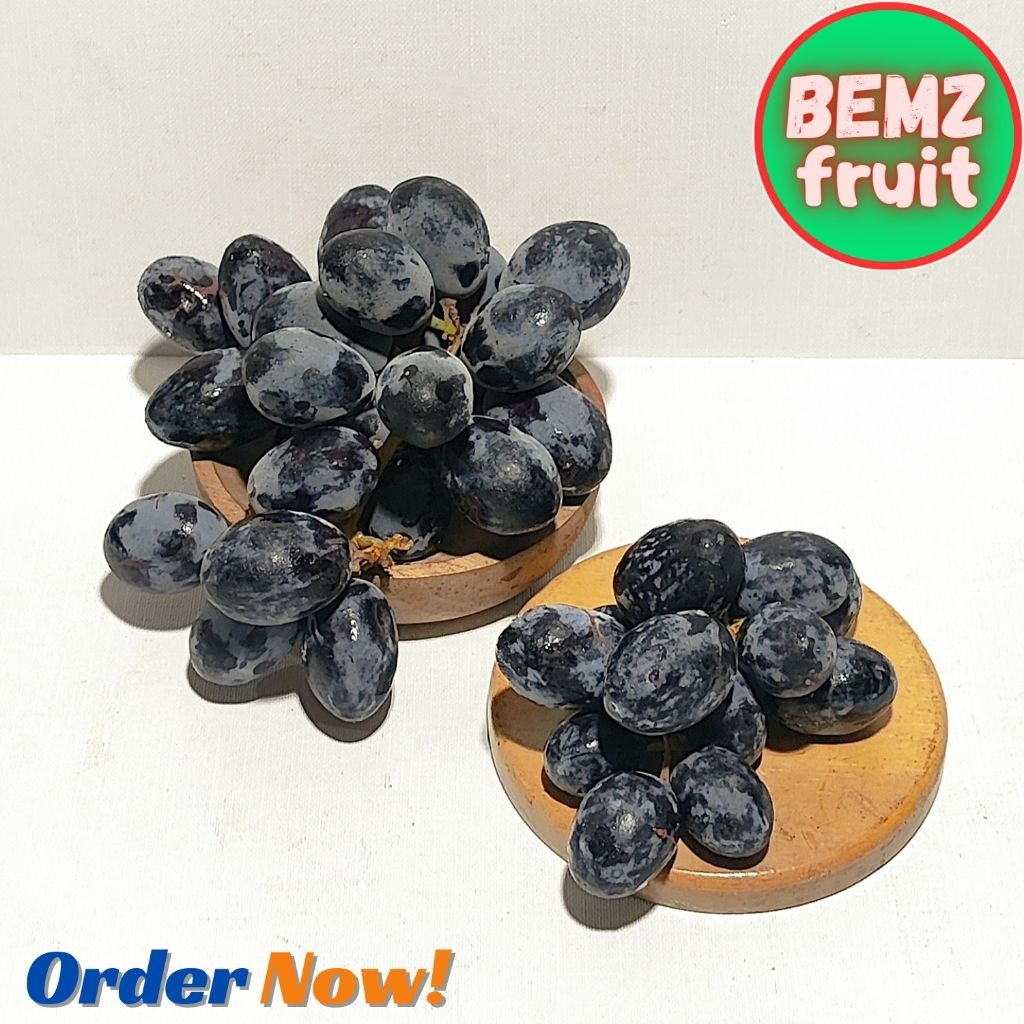 Jual Anggur Hitam Sedlles non biji Manis 500 Gram | Shopee Indonesia
