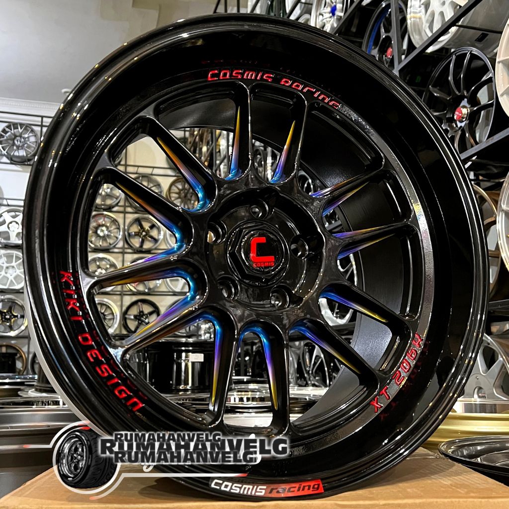 Jual velg racing ring 18 COSMIS XT LEBAR 9,5 PCD 5X114,3 ET 25 velg mobil r18 velg mobil Innova ...