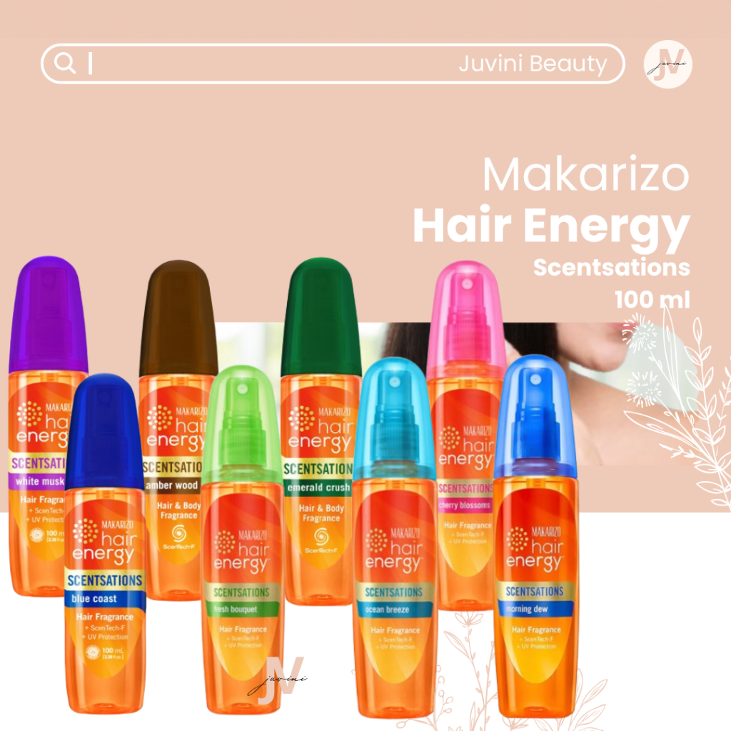 Jual Makarizo Hair Energy Scentsations Parfum Rambut Mist Perfume 100 ml All Variants | White ...