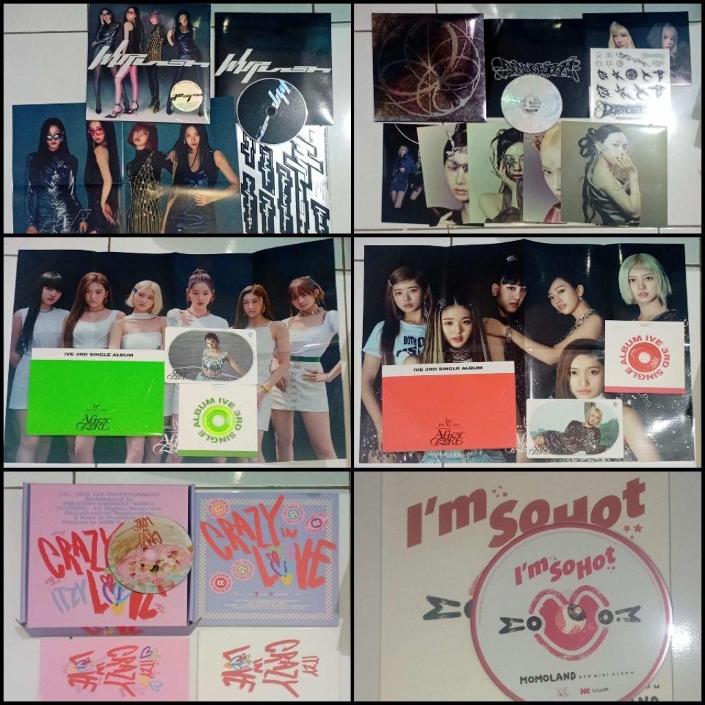 Jual Album Aespa Ive Twice Itzy G Idle Chungha Other Girlgroup Unsealed | Shopee Indonesia