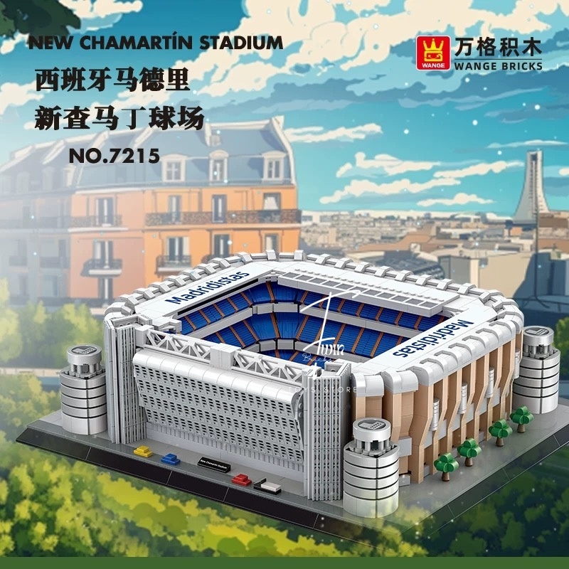 Jual Block Stadion Santiago Bernabeu Building WANGE Bricks New ...