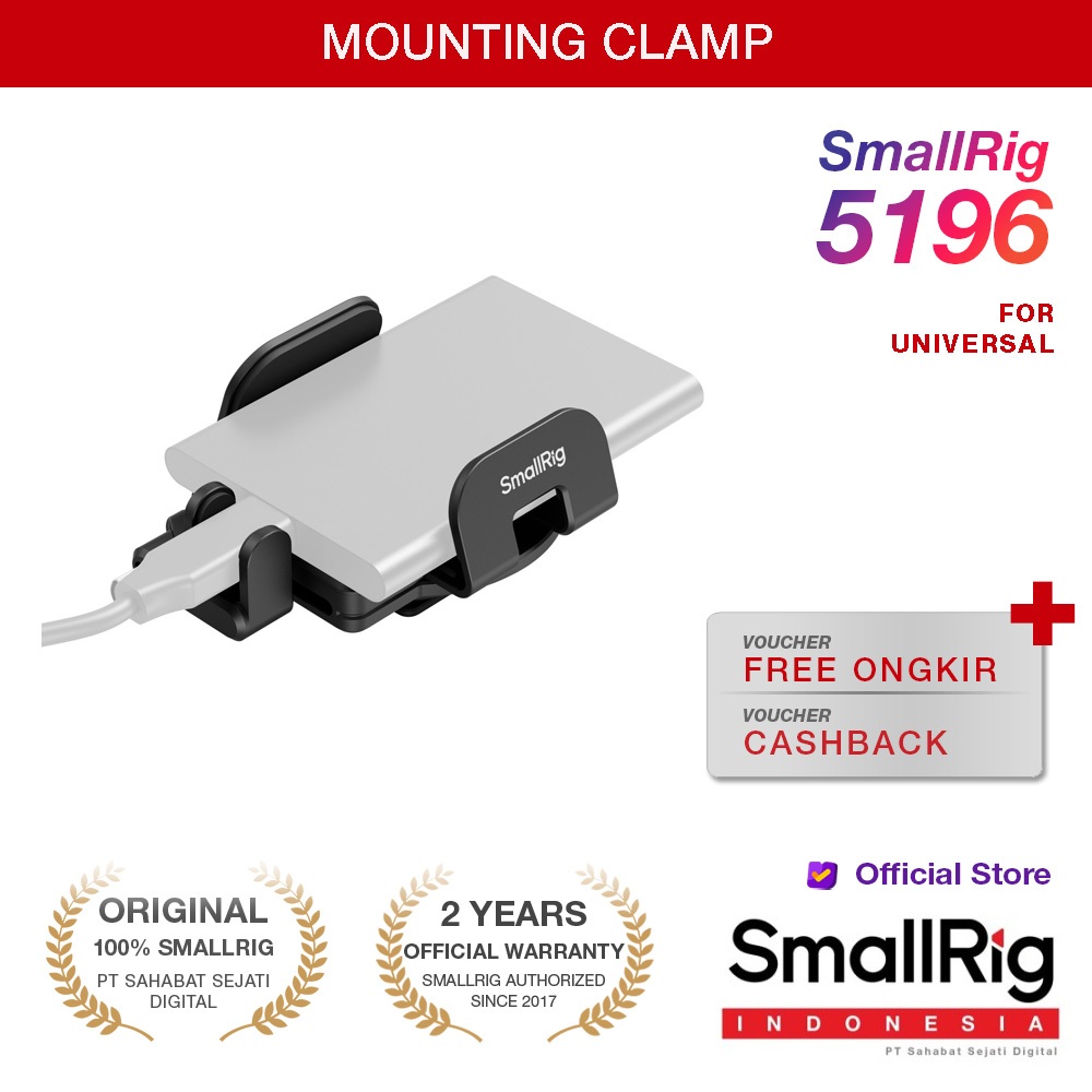 Jual SmallRig Universal Mounting Clamp for External SSD 5196 | Shopee ...