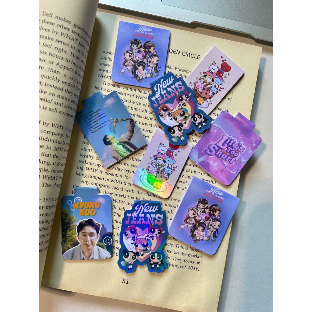 Jual Custom Magnetic bookmark - Customize your own bookmarks | Shopee ...