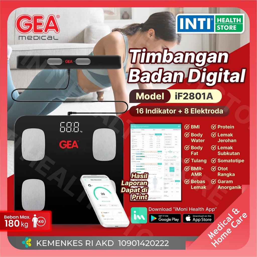 Jual GEA Medical | Timbangan Badan Digital Bluetooth IF-2801A | Smart ...