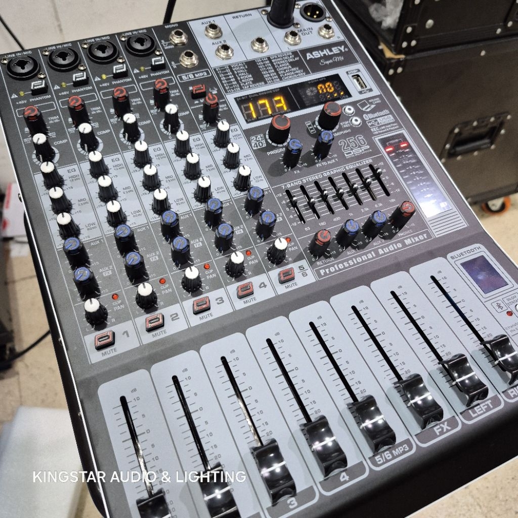Jual Mixer Ashley Super M4 Original Effect Reverb EQ 256 DSP M 4 ...