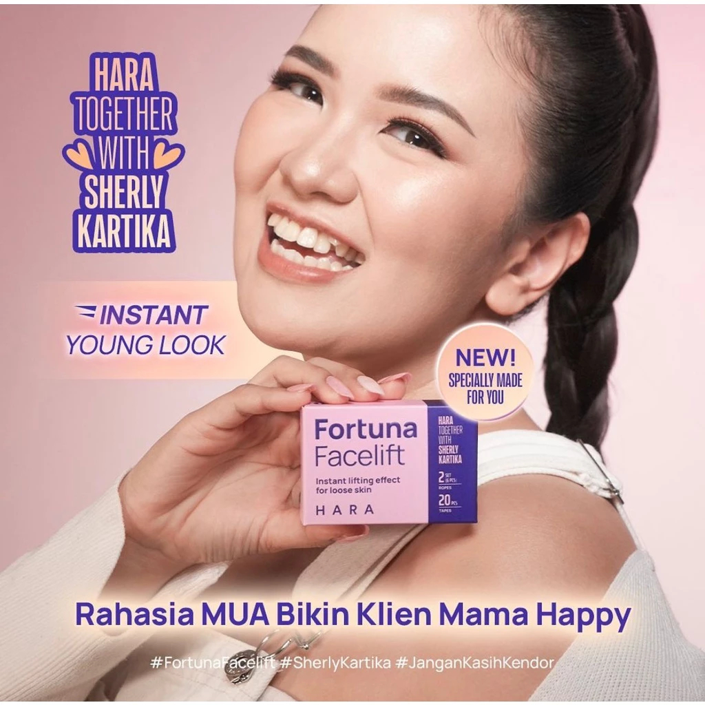 Jual Haquhara Hara Fortuna V Shape Facelift X Sherly Kartika Tape Face ...