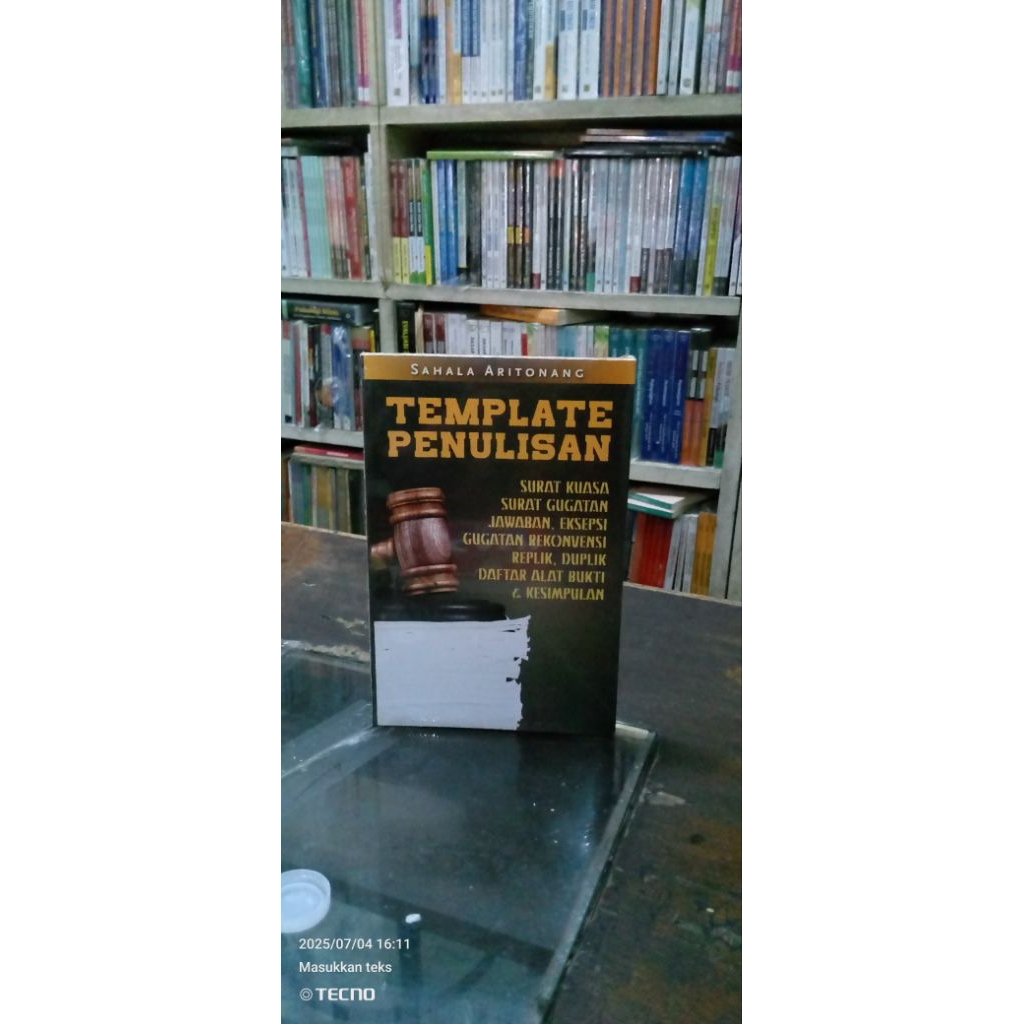 Jual TEMPLATE PENULIS: Surat Kuasa, Surat Gugatan Jawaban, Eksepsi ...