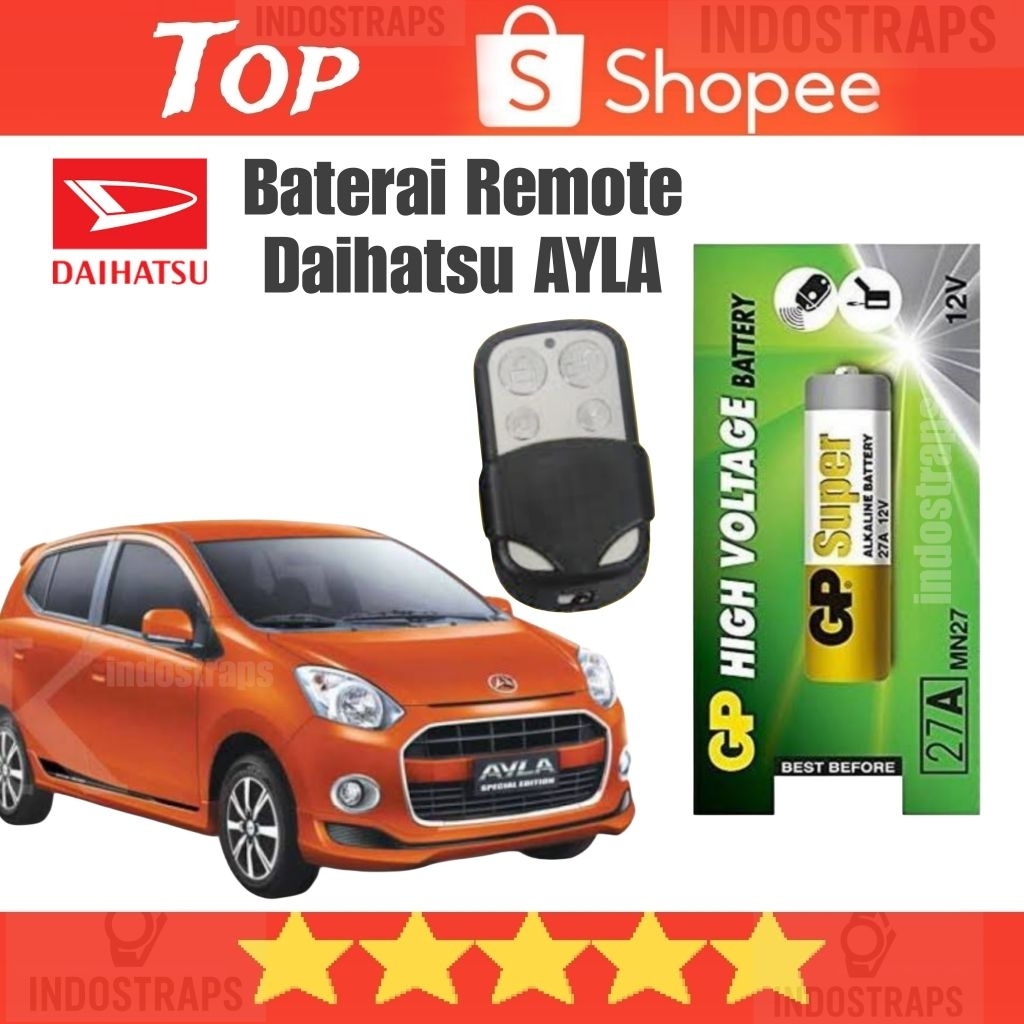 Jual Baterai remote Ayla original jepang keyless Daihatsu Ayla | Shopee ...