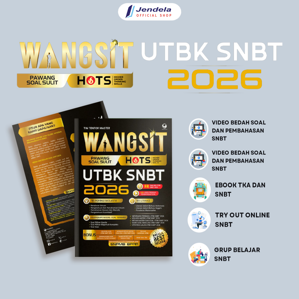Jual Buku Wangsit UTBK SNBT 2026 2025 HOTS Pawang Sulit Tes Potensi ...