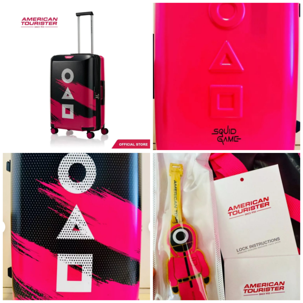 Jual SQUID GAME X AMERICAN TOURISTER LUGGAGE ORIGINAL SQUID GAME ...