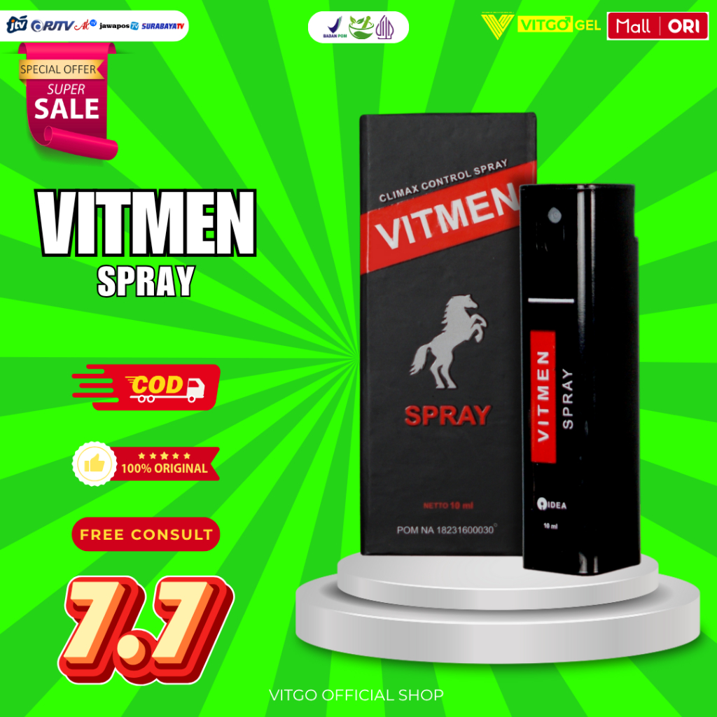 Jual Vitmen Spray Ejakulasi DIni Ampun BPOM Penambah Durasi Vitmen ...
