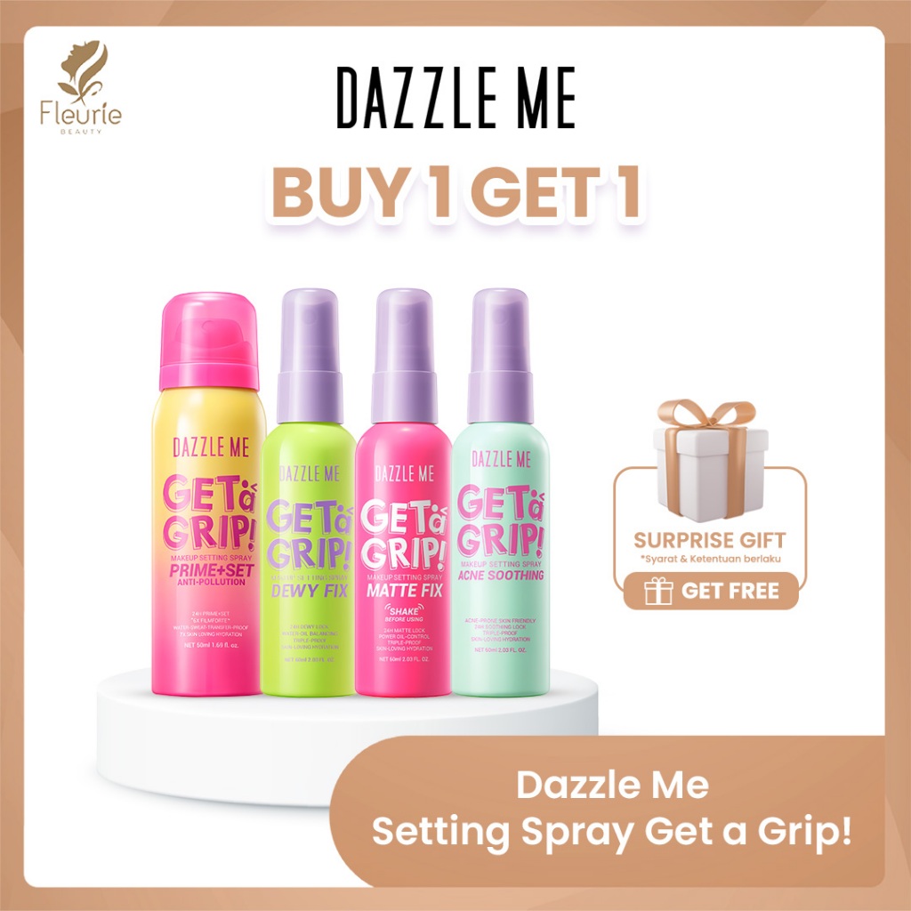 Jual Dazzle Me Setting Spray / Face Mist - Get a Grip! Makeup Setting ...