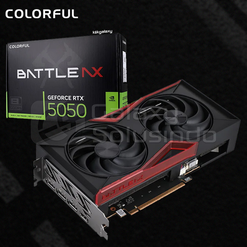 Jual COLORFUL GeForce RTX 5050 BATTLE AX DUO 8GB-V GDDR6 - VGA RTX5050 ...