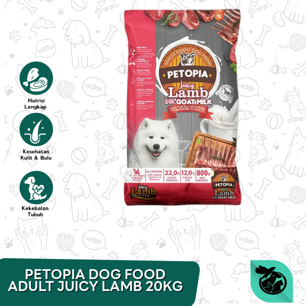 Jual Makanan Anjing Petopia Dog Food Adult Puppy 20 Kg | Shopee Indonesia