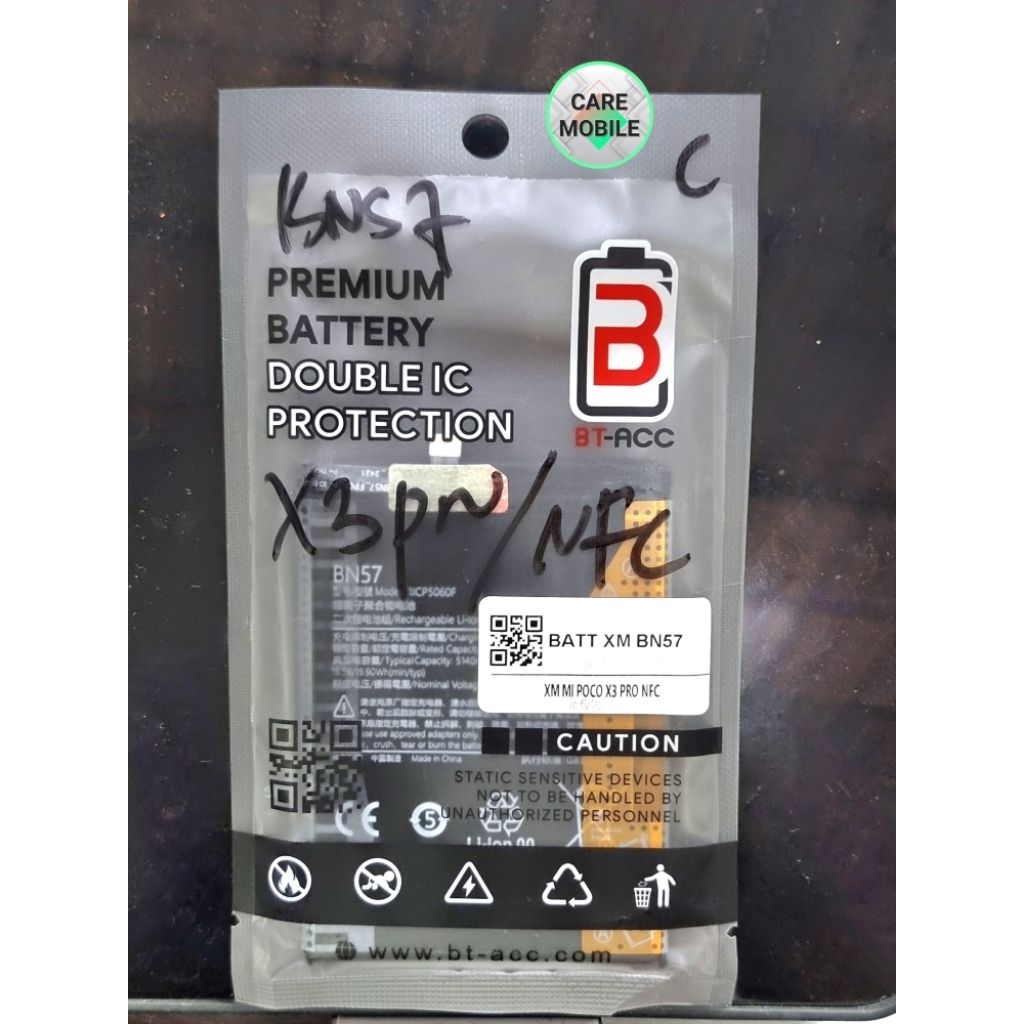 Jual BATERRY ORIGINAL 100 BT-ACC XIAOMI BN57 (POCO X3/PRO/NFC) | Shopee ...