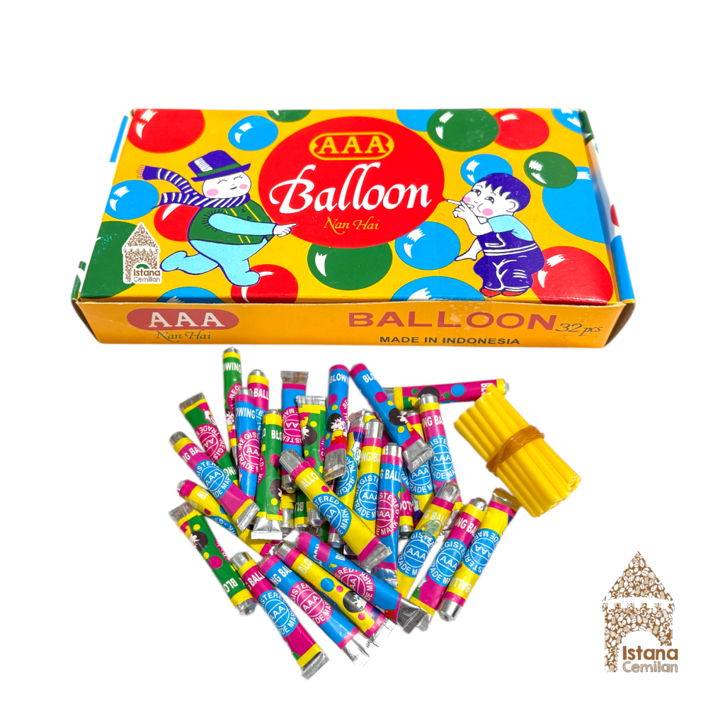 Jual AAA Balloon Nan Hai Tiup Jadul BOX (isi 32 pcs) | Shopee Indonesia