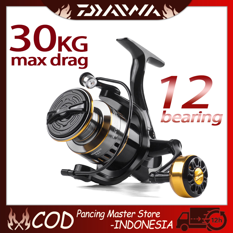 Jual Fishing Reel power handle Spinning Reel Murah Kuat Metal Pancing ...