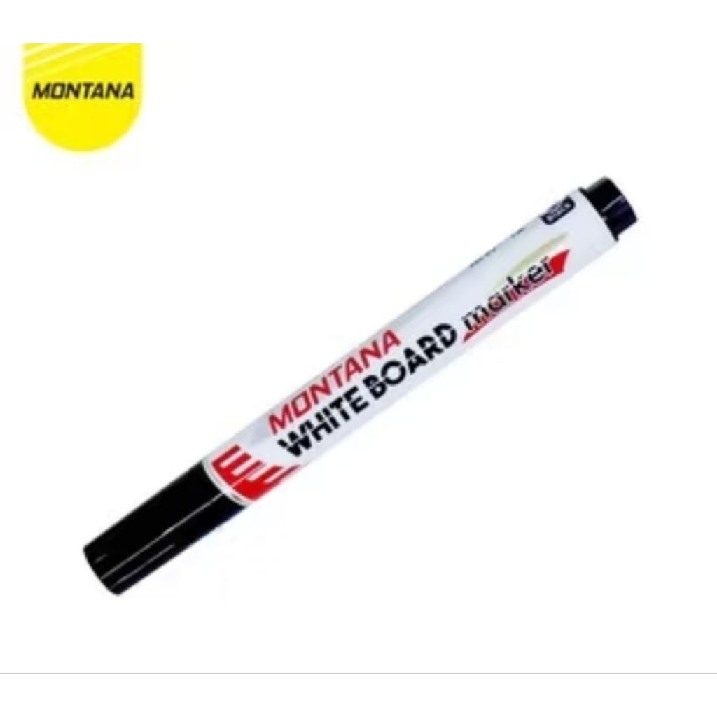 Jual SPIDOL white Board HITAM, MERAH dan BIRU Merk MONTANA (1 Pcs ...