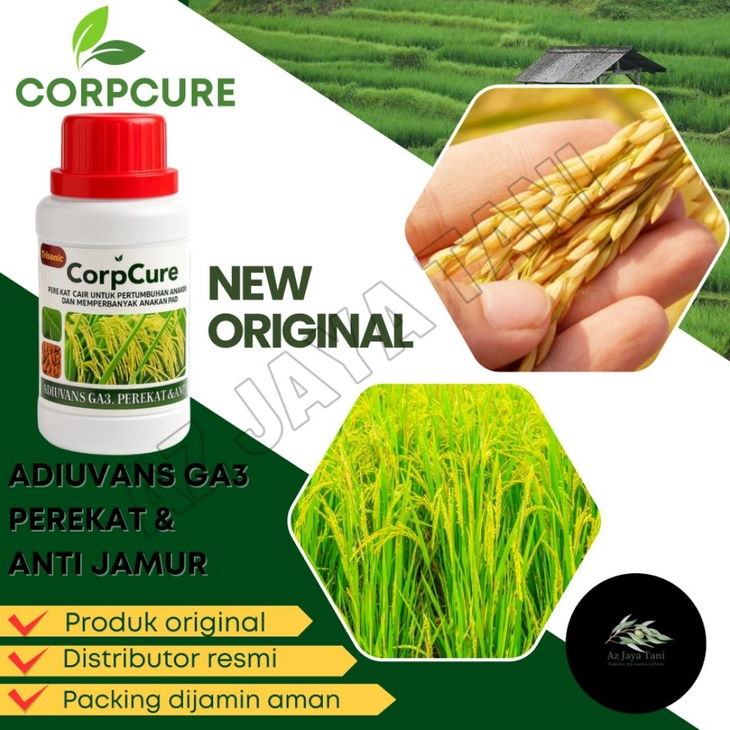 Jual CorpCure Trisonic Pembasmi Hama Tanaman Padi & Perekat Cair ...