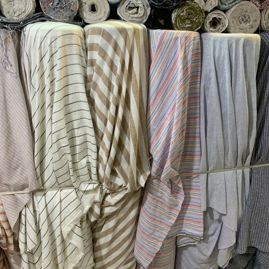 Jual kain linen motif - kain linen - kain linen original style - kain ...