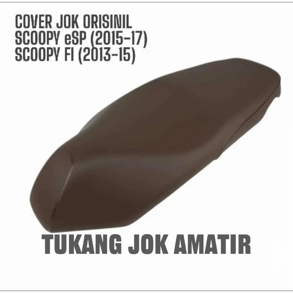 Jual Kulit Jok Motor AlScoopy Original Deler Orsinil Hitam Dan Coklat ...