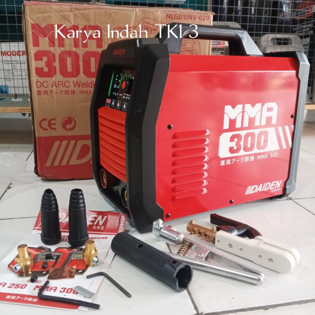 Jual Daiden MMA 300A IGBT Welding Inverter Mesin Las 3 Phase Trafo Las MMA 300 Digital Japan ...