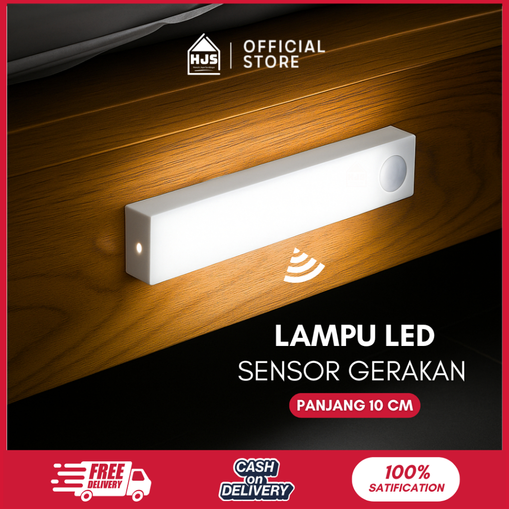 Jual HJS Lampu Sensor Gerak Magnetic Motion Sensor Lampu Stick Panjang ...
