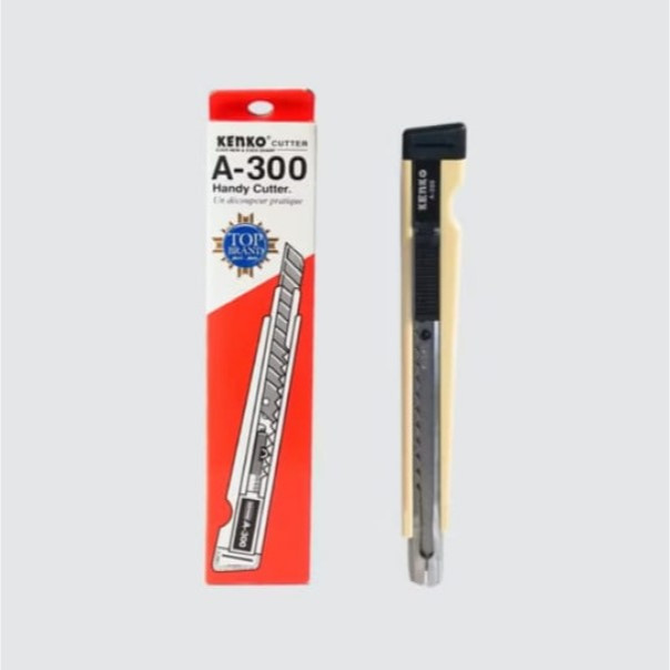 Jual 1set Kenko Cutter A-300 Kecil 1set Lengkap Pisau Cutter | Shopee ...
