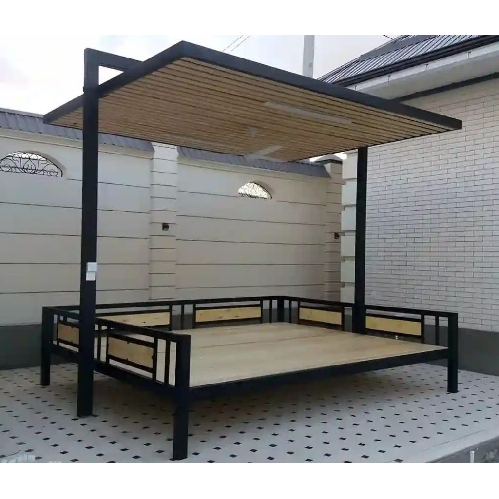 Jual gazebo indor bisa juga outdor lengkap dengan atap bahan besi ...