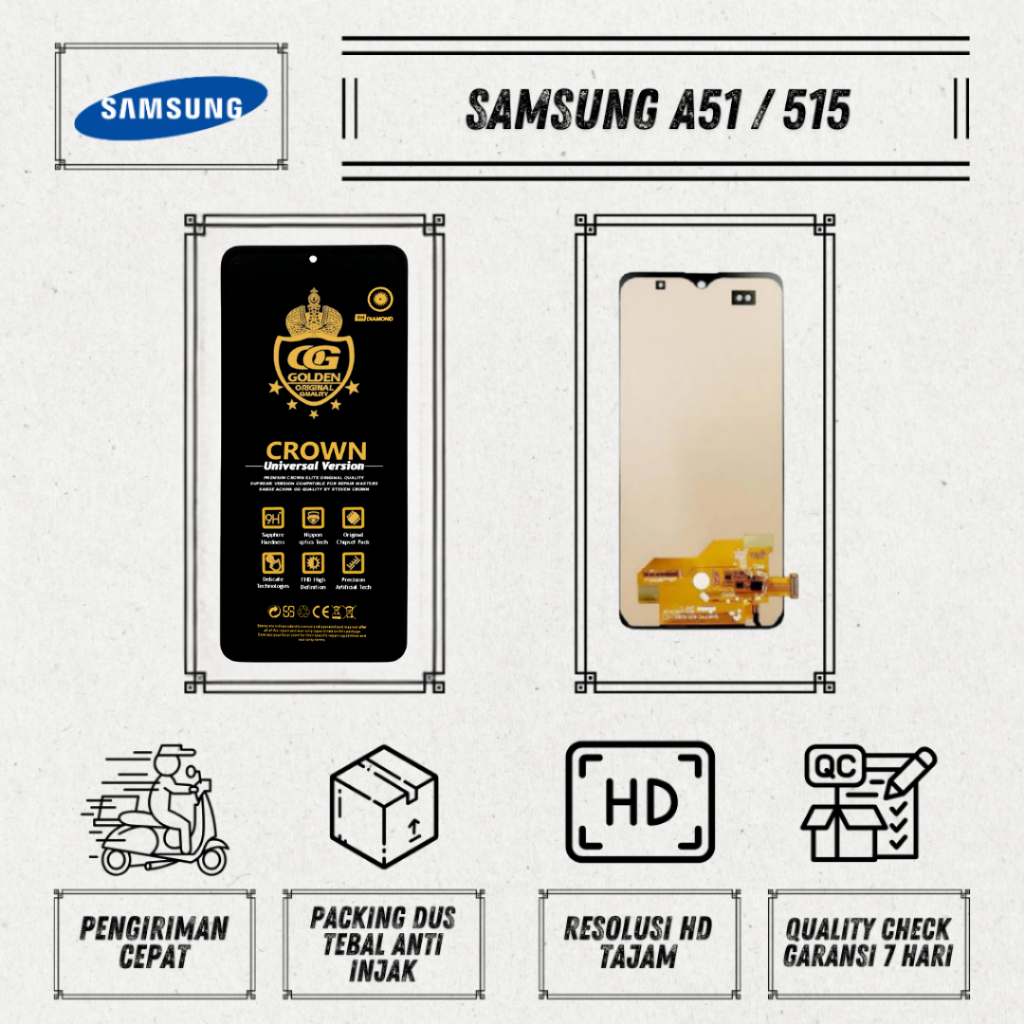 Jual LCD SAMSUNG A51 / A515 / A51F FULLSET TOUCHSCREEN COMPLETE ...
