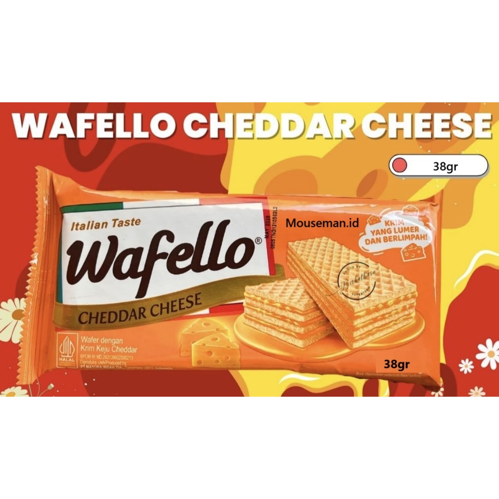Jual Italian Taste Wafello CHEDDAR CHEESE KRIM YANG LUMER DAN BERLIMPAH ...