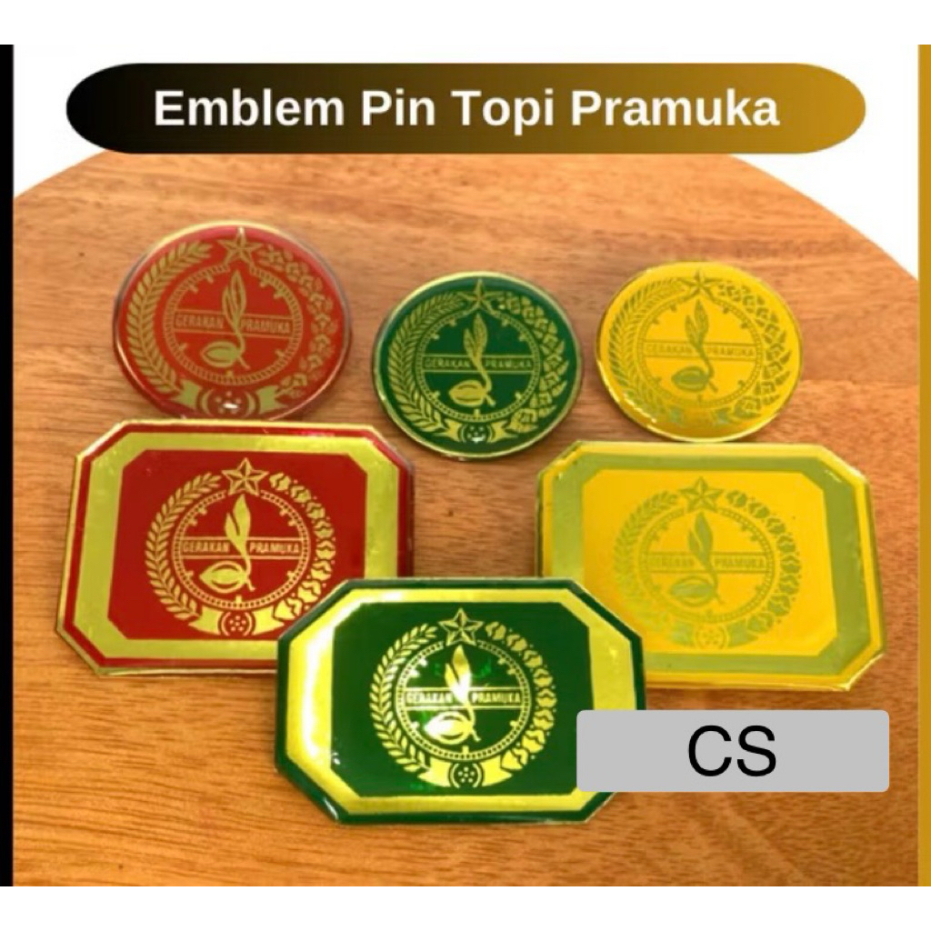 Jual Tanda Topi Pramuka/Tatop Pramuka Siaga Penegak Penggalang /PIN ...