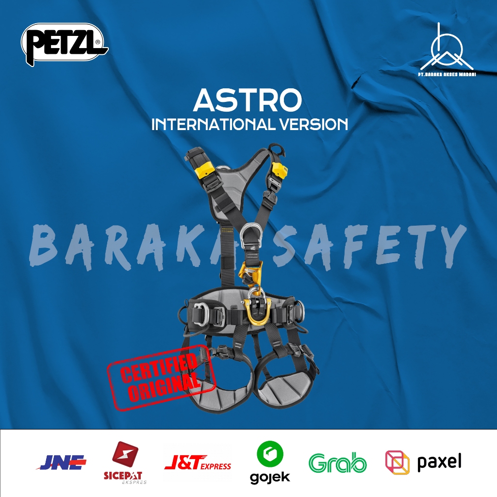 Jual PETZL ASTRO International Versi Fullbody Harness for Industrial ...