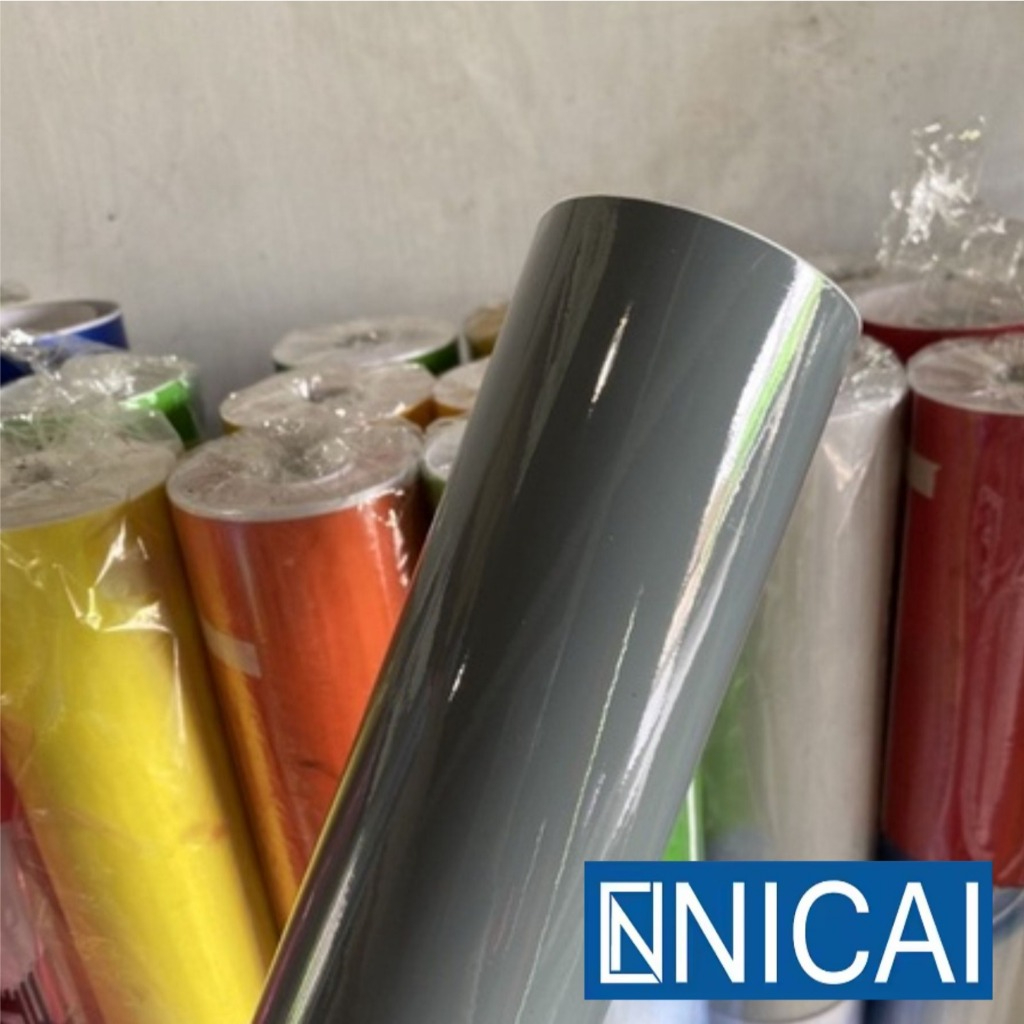 Jual Skotlet NICAI Abu Tua Stiker Motor Dark Grey Glossy Mengkilat ...