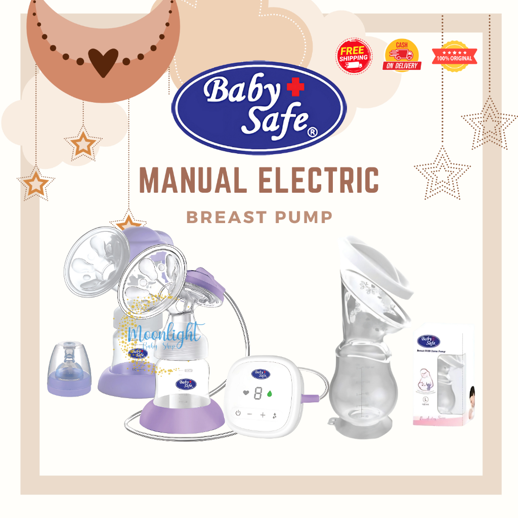 Jual Baby Safe Pompa asi Manual Electric Breast Pump Single | Shopee ...