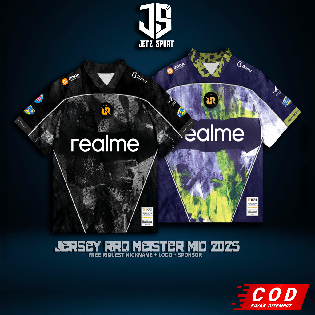Jual Jersey Baju Kaos RRQ TERBARU 2026 MEISTER MPL ID SEASON 15 MSC ...