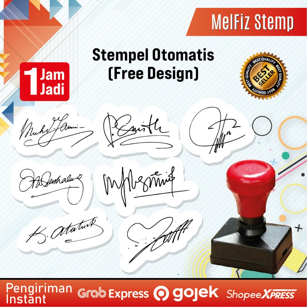 Jual Stempel Flash Otomatis | Shopee Indonesia