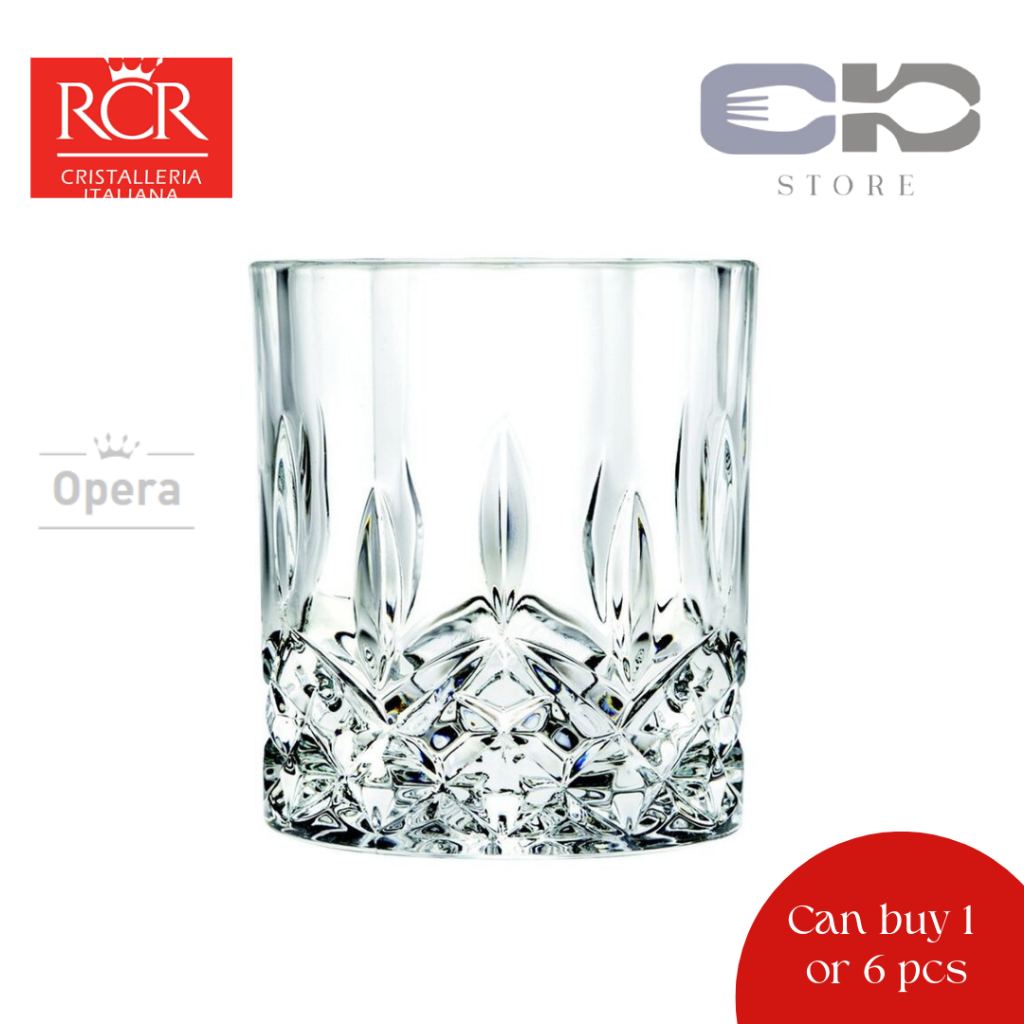 Jual RCR Whisky Glasses / Opera Old Fashioned 30cl / Crystal Glasses ...
