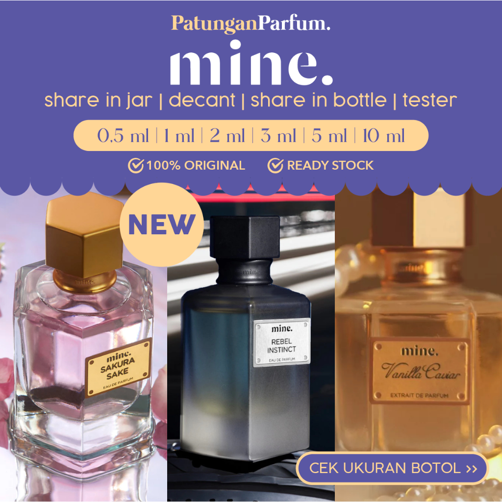 Jual Decant Mine Perfumery - La Boheme Rebel Inctinct Ethereal Silver ...