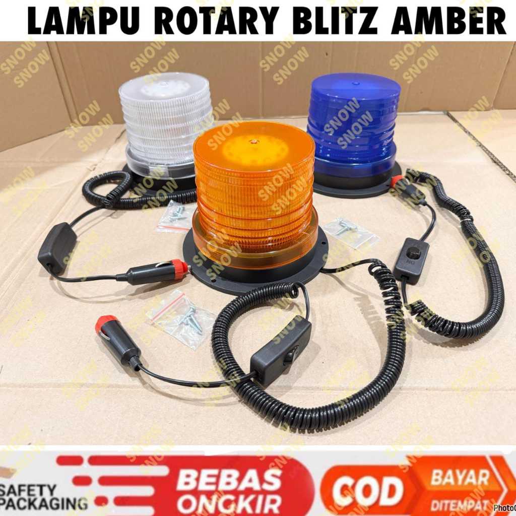 Jual Lampu Rotary Blitz Flash Truk Emergency Led Phantom 12 24 Volt ...