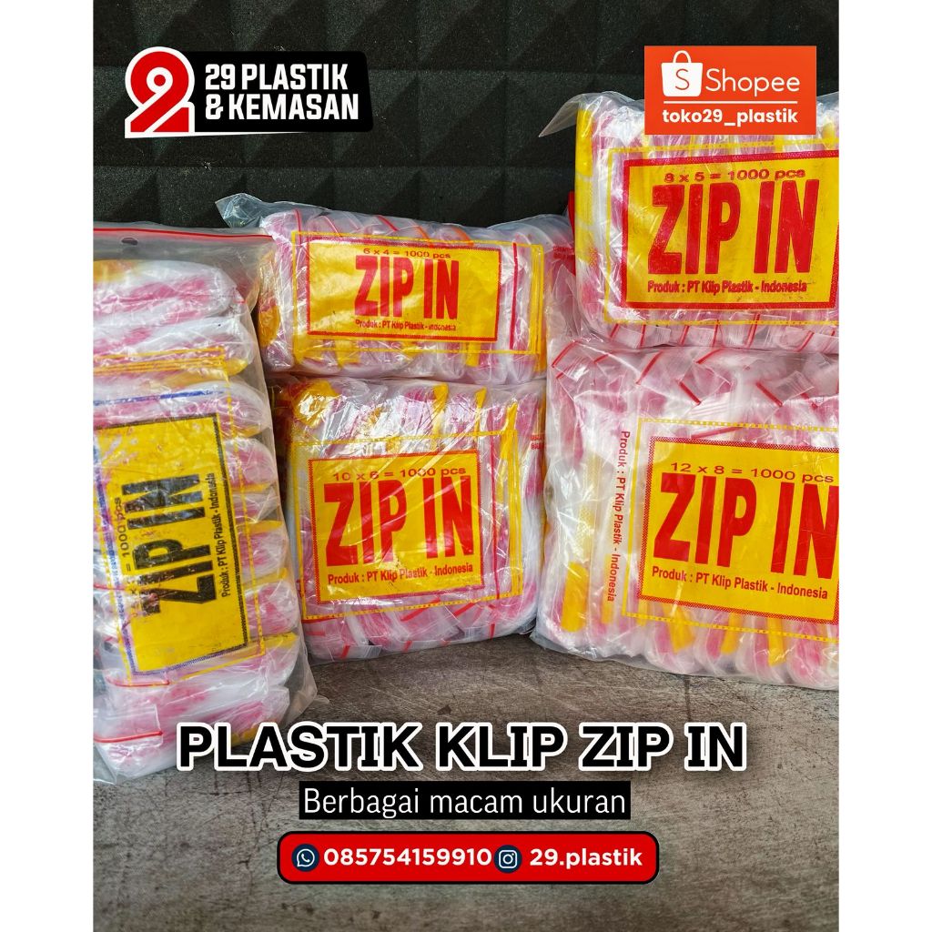 Jual Plastik Klip Zipper Zip Lock Makanan Saos Bubuk Cabai Kantong PE ...