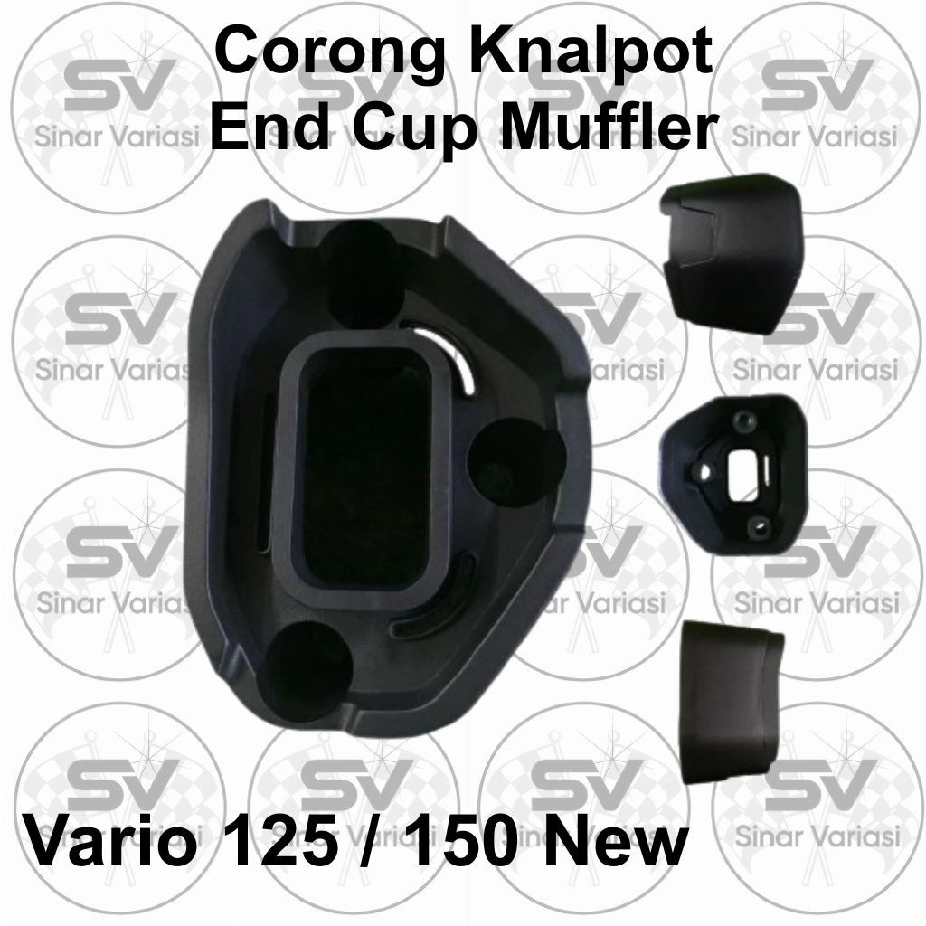 Jual Cover Corong Knalpot End Cup Mufler PNP Vario125/150 All New Vario ...