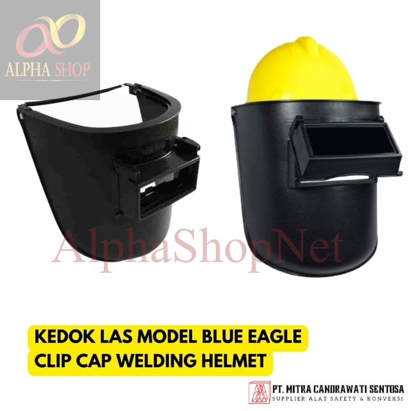 Jual KEDOK LAS MODEL BLUE EAGLE KHUSUS DITEMPEL PADA HELM | Shopee ...