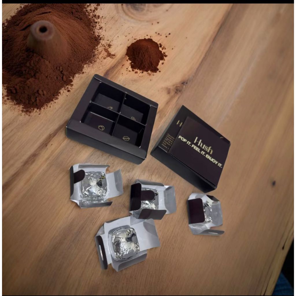 Jual Hush chocolate Dark Chocolate for couple 32 gram | Shopee Indonesia