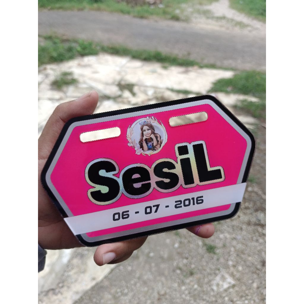 Jual Plat Sepeda Listrik Custom Segi Enam | Shopee Indonesia