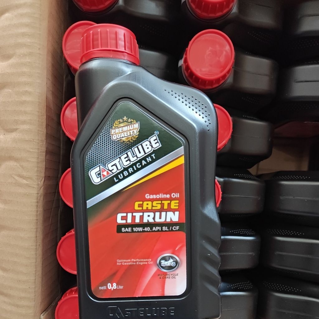 Jual Oli Mesin Castelube caste citrun 10W-40 0,8 Liter | Shopee Indonesia