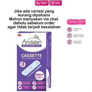 Jual (NCS) GROSIR Andalan Ovulasi Cassete / Paket 30 PCS Strip test LH ...