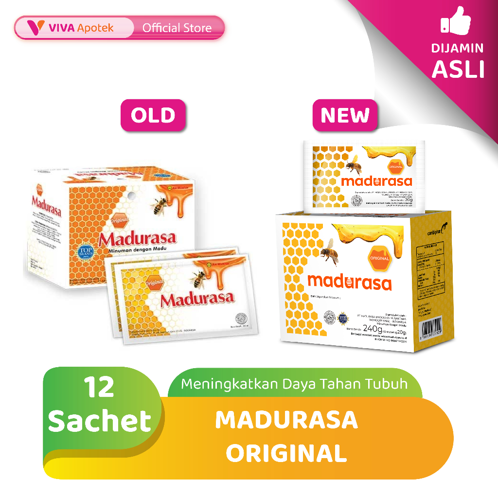 Jual Madurasa Original Meningkatkan Daya Tahan Tubuh (12 Sachet ...