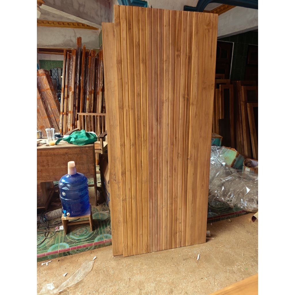 Jual ukuran 150x220ukuran luar kusen tebal 3 cm kusen 6x12 tua | Shopee ...